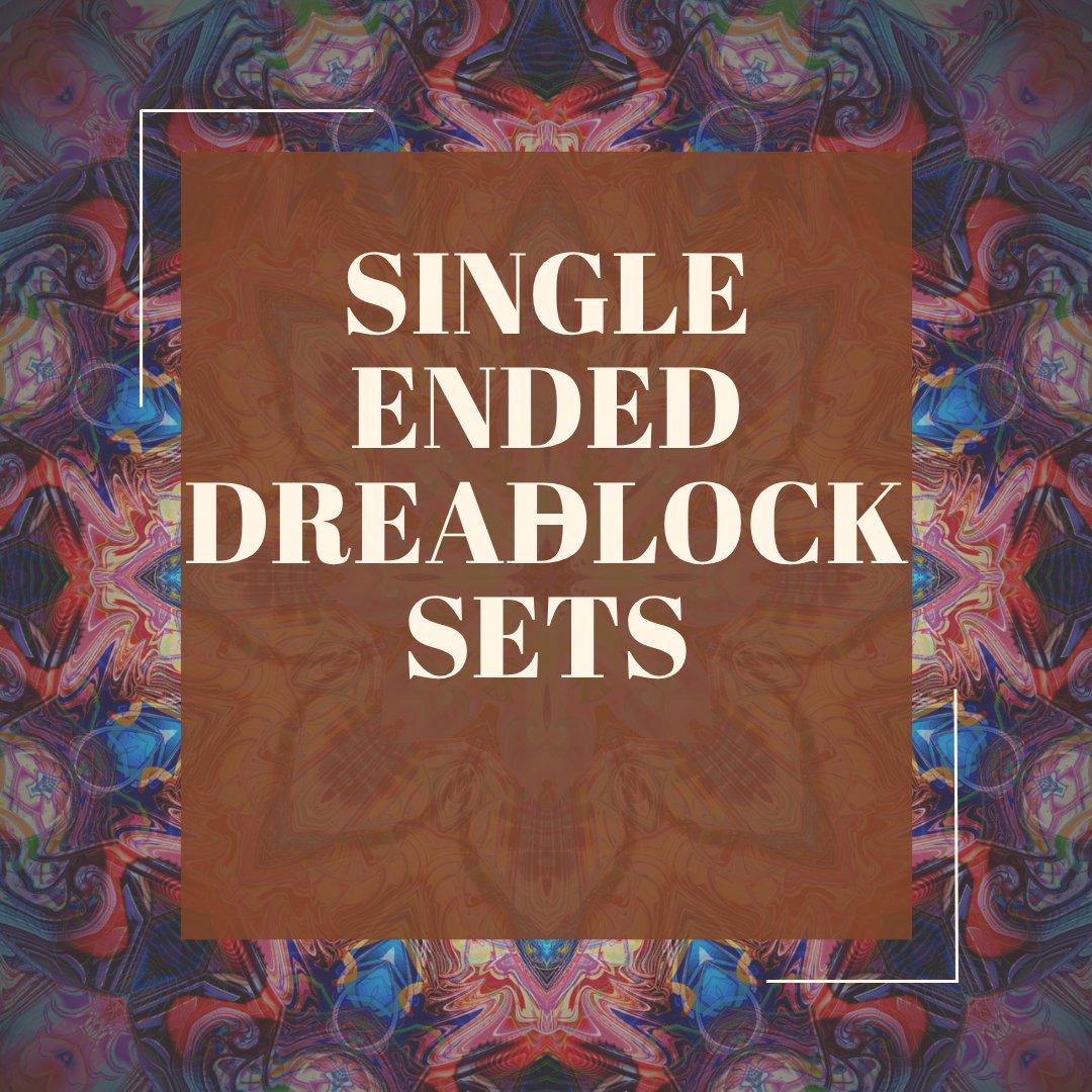Single Ended Dreadlock Sets – MoonFibersArt